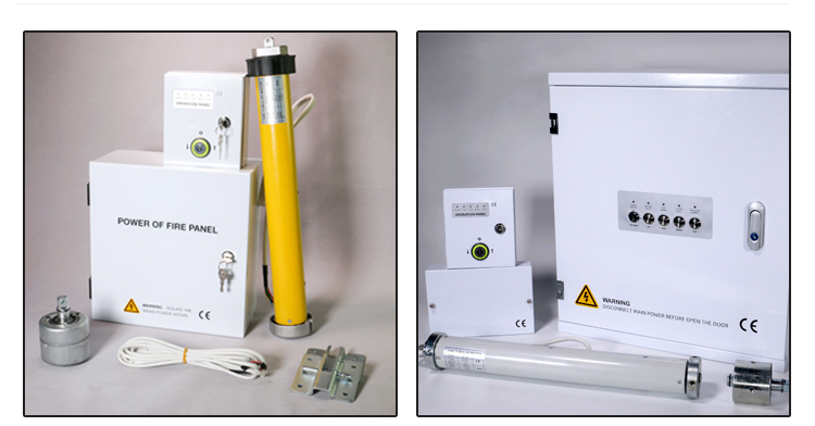 120mins Fire Resistant Smoke Curtain Motor System with International ...