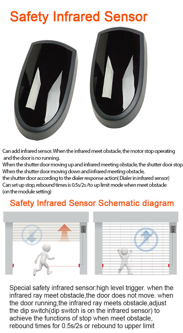 Infrared Shutter Chian Side Motor Safety Sensor Function - Buy infrared ...