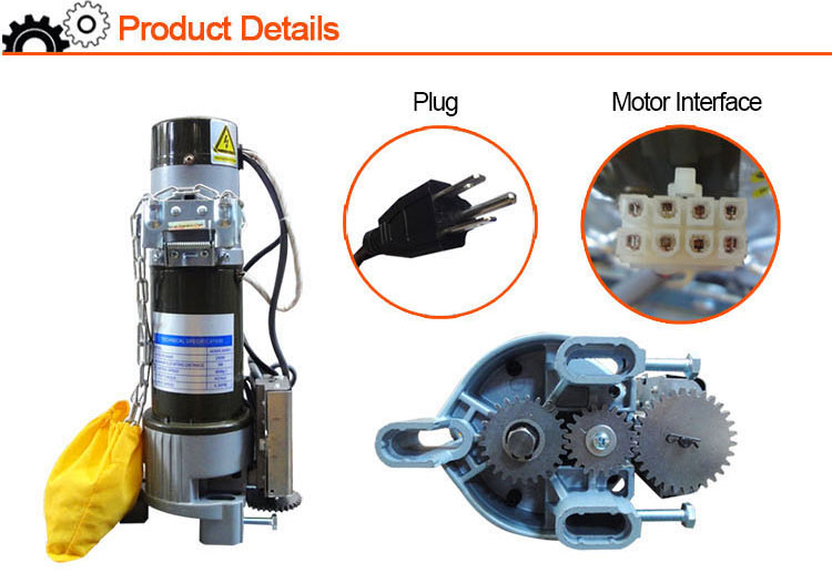 Mechanical Limit Automatic Sliding Garage Gate Rolling Door Shutter ...